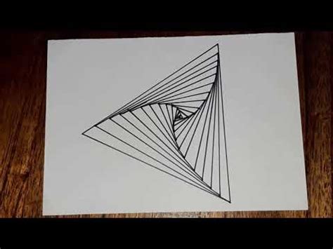 Triangles Party How To Draw Triangle Patterns Very Easy YouTube