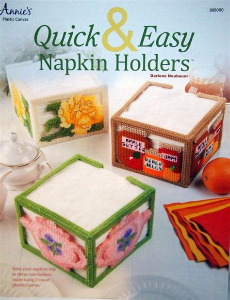 Quick And Easy Napkin Holders By Darlene Neubauer And Plastic Canvas