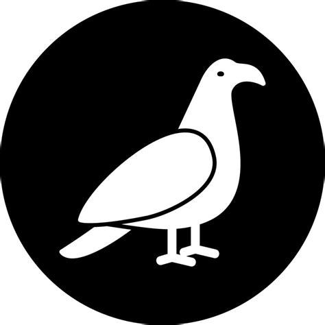 Raven Vector Icon 21039098 Vector Art At Vecteezy