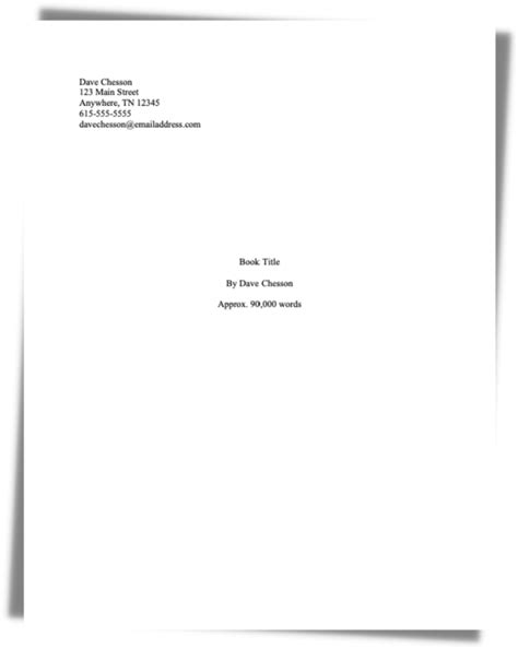 The Best Manuscript Format 13 Steps To Impress Agents Editors