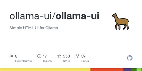 Issues Ollama Ui Ollama Ui GitHub