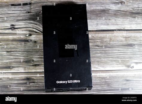 Cairo Egypt March 22 2024 The Samsung Galaxy S23 Ultra High End Android Based Smartphones