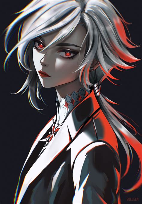 Arlecchino Genshin Impact Drawn By Solleen Danbooru