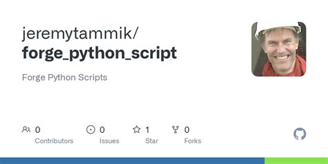 Github Jeremytammikforgepythonscript Forge Python Scripts