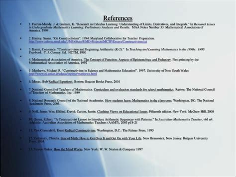 Ppt Implementing Constructivism In Mathematics Classrooms Powerpoint