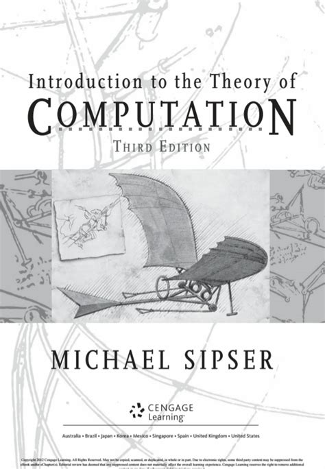 Solution Introduction To The Theory Of Computation Third Edition