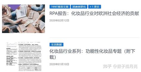 化妆品行业常用数据 资源平台合集精选版 知乎