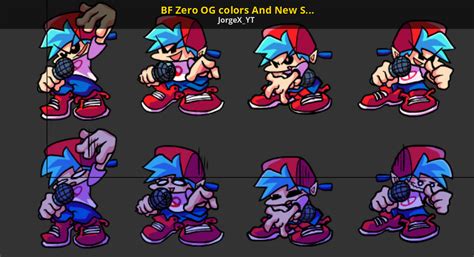 Bf Zero Og Colors And New Sings Alts Mod For Friday Night Funkin Fnf