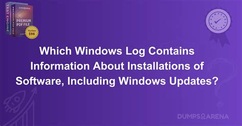 Which Windows Log Contains Information About Installations Of Software Including Windows Updates