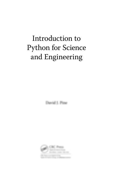 SOLUTION Introduction To Python For Science And Engineering Studypool
