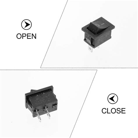 10 Pcs Boat Switch Mini Rocker Small Switch Lighted Switch Push Switch Ys Switch The Switch