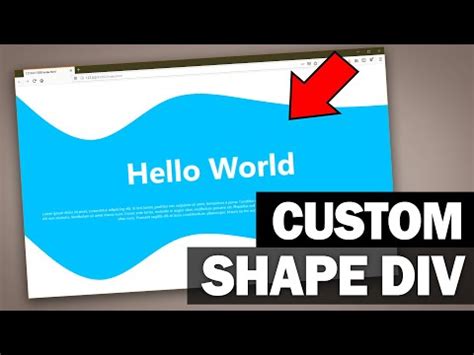 Curved Custom DIV Shape Tutorial CSS SVG Files For Cricut Silhouette Plus Resource For