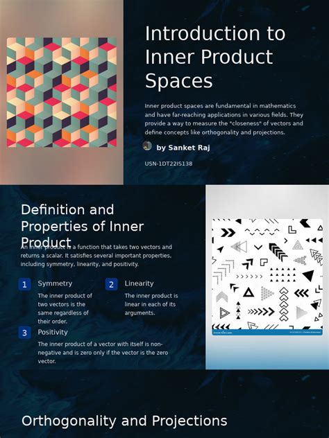 introduction to inner product spaces pdf