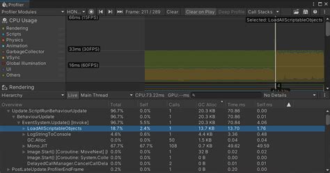 Loading Data In Unity Json Vs Scriptableobject Unity3d Performance Blog