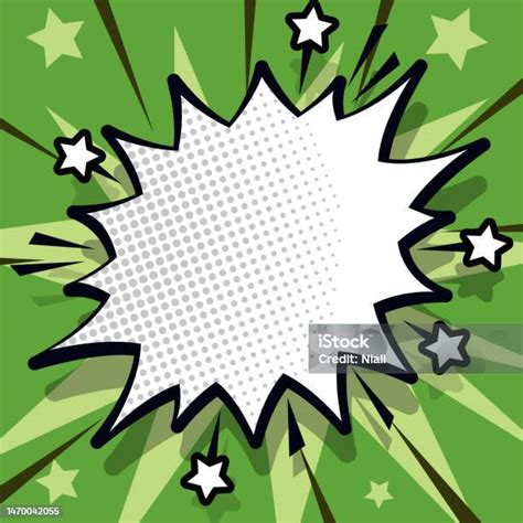 복사 공간과 다채로운 낙서가있는 만화 빈 연설 거품 소셜 미디어 메시징 및 연결을 나타내는 폭발 프레임 워크에서 빈 템플릿 디자인 경쟁에 대한 스톡 벡터 아트 및 기타