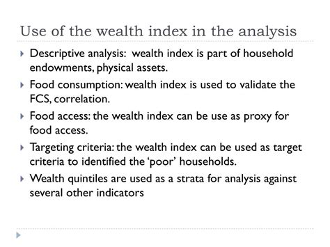 Ppt Wealth Index Powerpoint Presentation Free Download Id1549594