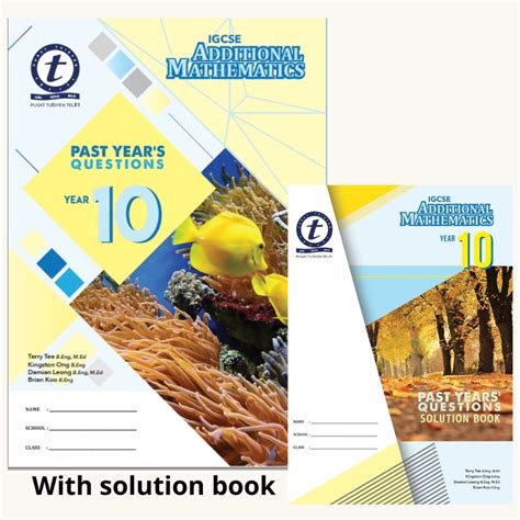 igcse year 10 additional mathematics topical past year s questions with solution book shopee