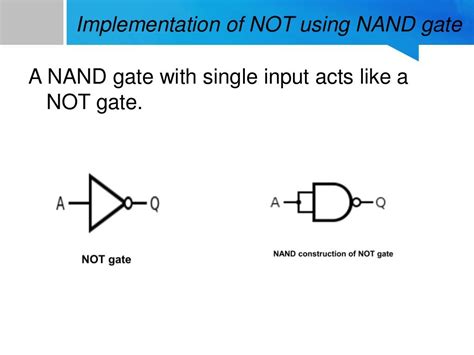 Nand And Nor Implementation And Other Two Level Implementation