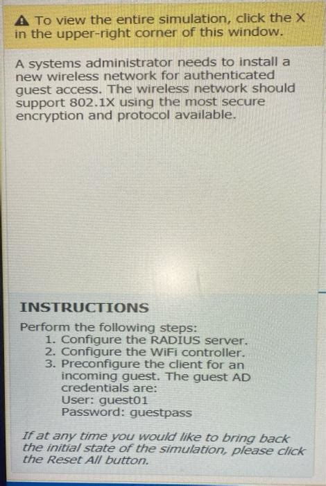 Solved A To View The Entire Simulation Click The X In The