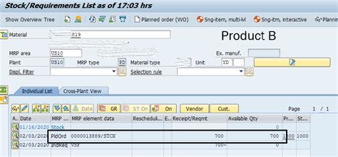 Solved Telling Mrp To Group Dependent Requirements Into A Sap