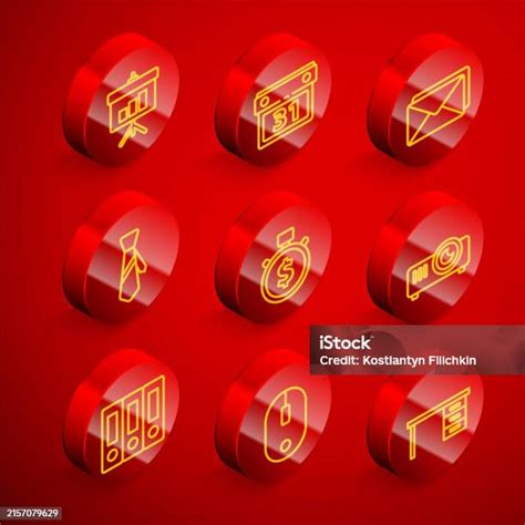 다이어그램 달력 봉투 넥타이 시간은 돈 영화 영화 미디어 프로젝터 사무실 폴더 및 컴퓨터 마우스 아이콘이있는 선 칠판을 설정합니다 벡터 3차원 형태에 대한 스톡 벡터 아트