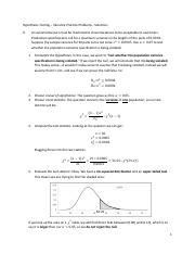 Sol PS6 Variance Practice Problems Hypothesis Testing Variance Practice Problems