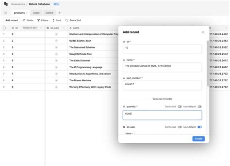 Retool Database Quickstart Retool Docs