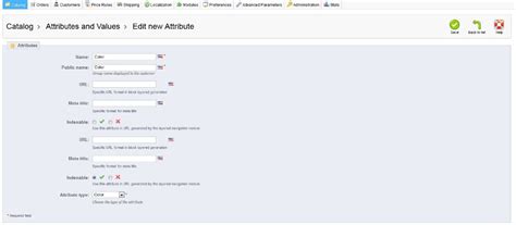 Prestashop 15x How To Addmanage Product Attributes Template Monster Help