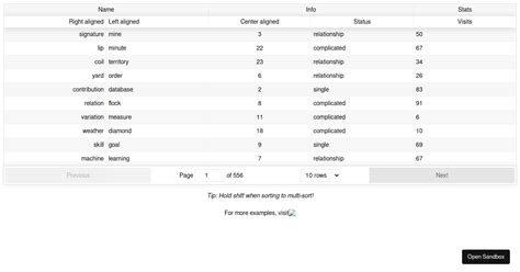React Table Simple Table Codesandbox React Table Simple Table Codesandbox