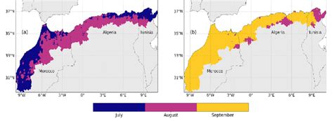 Spatial Variations Of Drought Started Month A And Ended Month B In