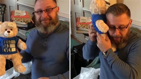 Grieving Father Hears Late Sons Heartbeat Inside A Build A Bear From