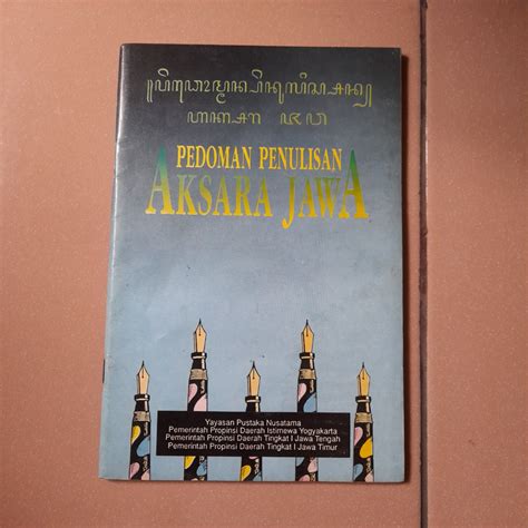Pedoman Penulisan Aksara Jawa Buku And Alat Tulis Buku Di Carousell