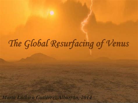 Ppt The Global Resurfacing Of Venus Powerpoint Presentation Free