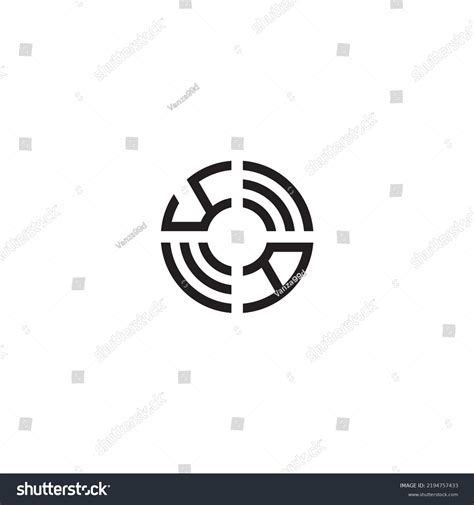 Ay Circle Initial Logo Concept High Stock Vector Royalty Free 2194757433 Shutterstock