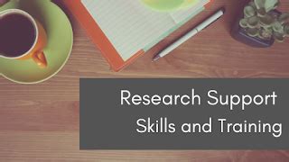 Librarian In Training Research Support Training Resources