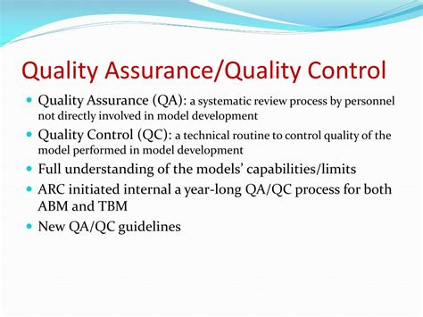 Ppt Arc Activity Based Model Features Visualization And Qaqc