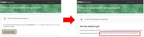 Using Classroom For Github — Geo Python Site Documentation