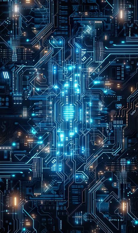 Circuit Electronic Board With Microchip Hardware And Technology