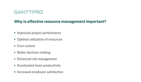 Guide To Effective Resource Management