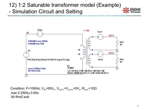 Simple Model Of Transformer Using Ltspice