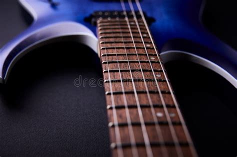 Fretboard Of Modern Electric Guitar Stock Image Image Of Melody