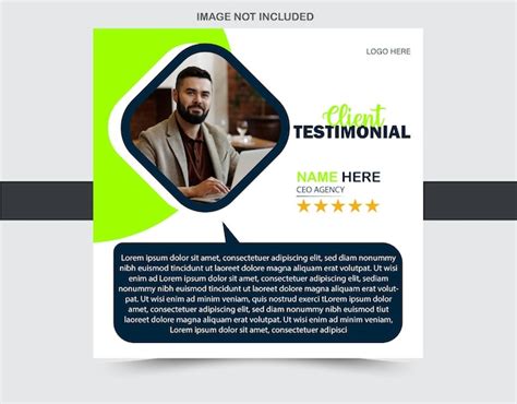 Premium Vector Client Testimonials Design Testimonial
