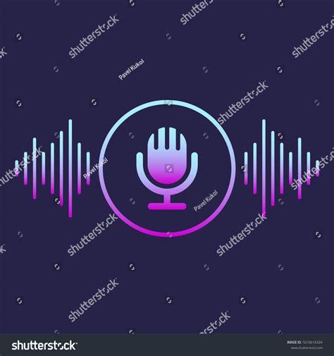 Voice Recognition Icon Speech Person Sign Stock Vector Royalty Free Shutterstock