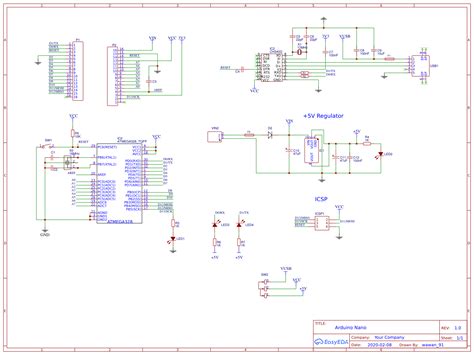 Arduino Nano EasyEDA Open Source Hardware Lab