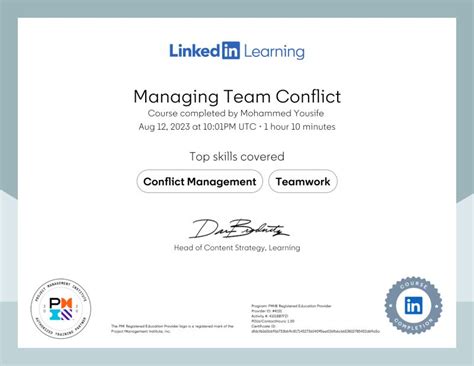 Mohammed Yousife On Linkedin Certificate Of Completion