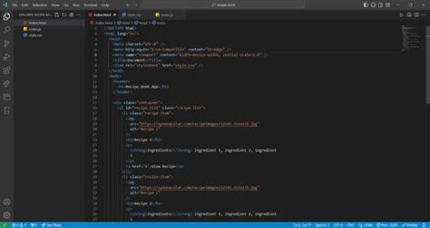padala shiva sai kiran on linkedin recipie book using html css and js