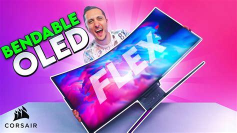 The Worlds First Bendable Oled Gaming Monitor Corsair Xeneon Flex