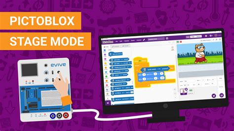 Evive Projects With PictoBlox Stage Mode Control Hardware In Real Time