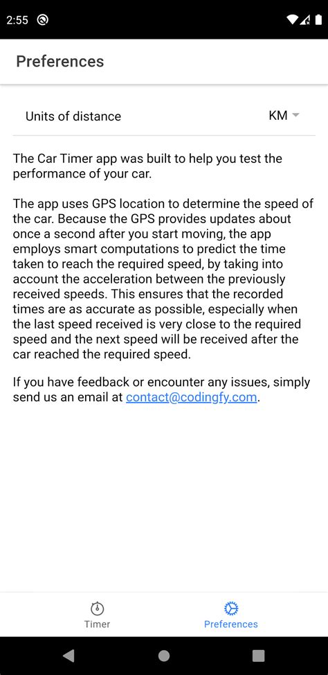 Car Timer 0 100kmh 0 60mph Gps Timer For Android Download