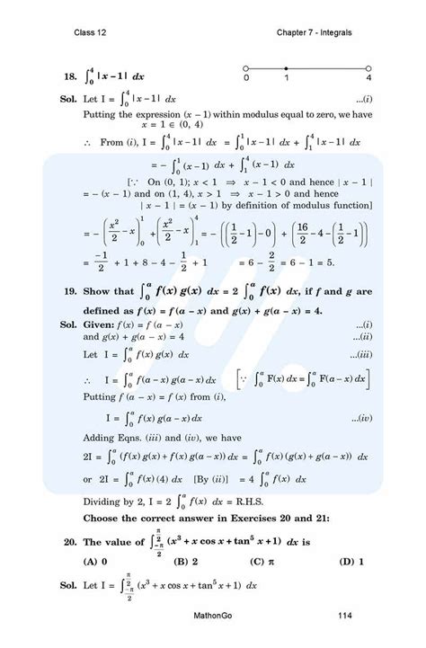 Ncert Solutions For Class 12 Maths Chapter 7 Exercise 711 Mathongo